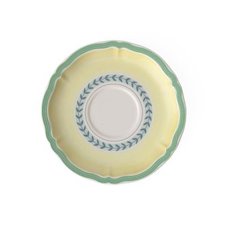 Villeroy & Boch Villeroy und Boch French Garden Fleurence Untertasse, 17 cm, Premium Porzellan, Weiß/Bunt