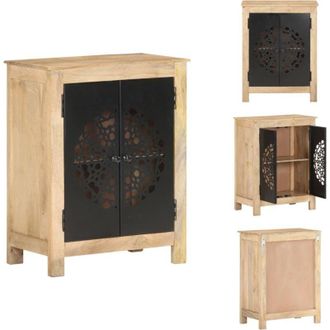 vidaXL Sideboard 60x35x75 cm Massivholz Mango - Holz Sideboard - Mango Massiv - Wohnzimmertisch - Regal - Kommode