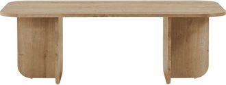 Calicosy Table basse rectangulaire avec plateau aux bords arrondis L120 cm - BECAJ