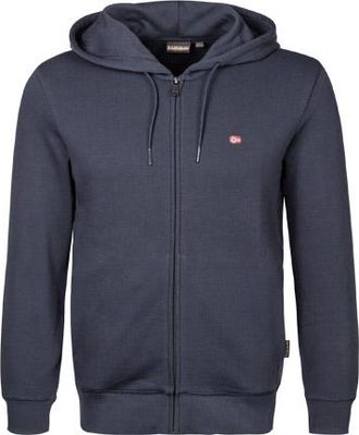 Napapijri Herren Sweatjacke blau Baumwolle unifarben