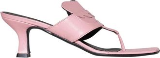 Silvian Heach Femme, Chaussures, Rose, Taille: 39 EU Sandalo infradito dettaglio grafico