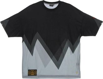 Dolly Noire Inverted Duomo Tee Schwarz/grau - - Tops - Herren - Mehrfarbig - S