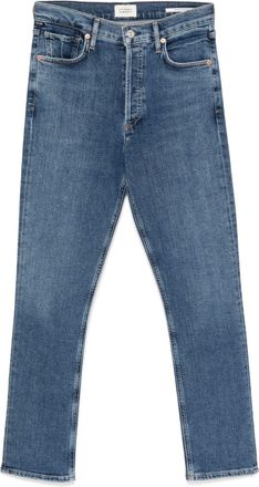 Citizens Of Humanity Halbhohe Skinny-Jeans - Blau