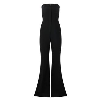 Moschino Langer Bandeau-Jumpsuit - - Jumpsuits & Playsuits - Damen - Schwarzk - S