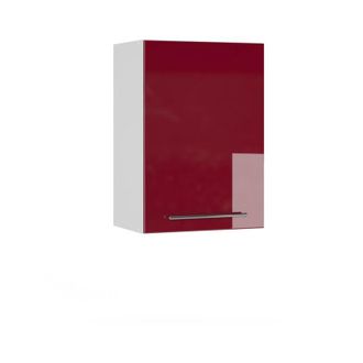 Vicco Armoire murale de salle de bain Fame-Line, Rouge bordeaux Haute brillance, 50 x 72 cm