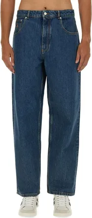 Bally Baggy Fit Cotton Jeans - Denim