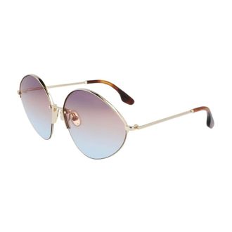Victoria Beckham Femme, Accessoires, Jaune, Taille: ONE Size Lunettes de soleil &agrave; monture m&eacute;tallique