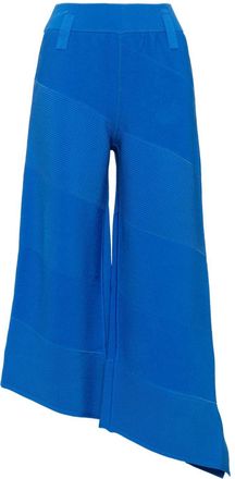 Ph5 Gerippte Cropped-Hose - Blau