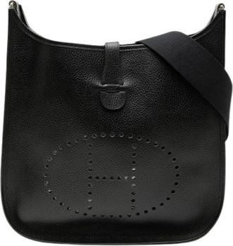 Herm&egrave;s Sac bandouli&egrave;re Evelyne GM Pre-owned - Femme - Pre-owned - Noir - Taille: ONE Size