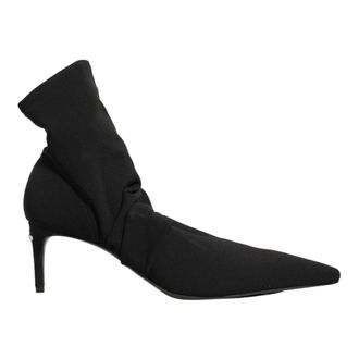 Dolce & Gabbana Slouchy Ankle Boots mit Absatz - - Shoes - Damen - Schwarzk - 40 EU
