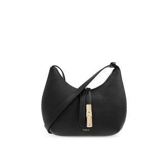 Furla Leder Schultertasche Goccia - - Bags - Damen - Schwarzk - ONE SIZE