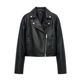 Pinko Carlene Lederjacke - - Jackets - Damen - Schwarzk - S