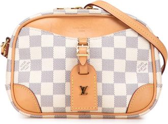 Louis Vuitton Hobo Bags - Damier Azur Mini Deauville - Gr. unisize - in Weiß - für Damen