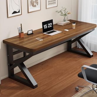 Generic Gaming Tisch,schreibtische,Schreibtisch F&uuml;r Home Office & Computer-Arbeitsplatz,Industrieller Schreibtisch,f&uuml;r Home Office Oder Kinderzimmer(Brown 1,6