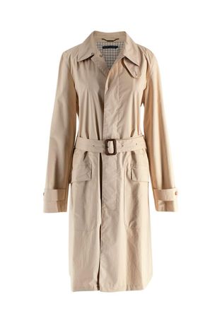 Ralph Lauren Beige Belted Trench Coat Size M