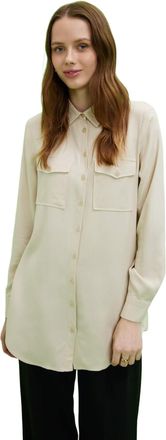 DeFacto Damen Z1300AZ Tunic Shirt, Stone, S