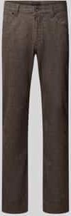 Bugatti Regular Fit Hose aus Baumwoll-Mix mit Viskose-Anteil Modell Cordoba