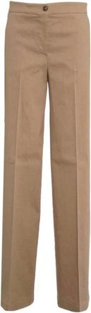 Pinko Pinko, Femme, Pantalons, Beige, Taille: 38 FR Pantalon Droit Jacopone
