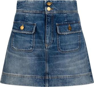 Seafarer Femme, Jupes, Bleu, Taille: 40 FR Jupe en jean
