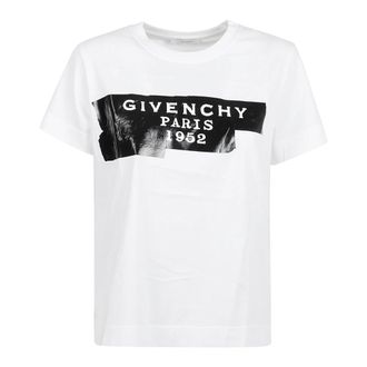 Givenchy Tape T-shirt - - Tops - Damen - Wei&szlig; - S