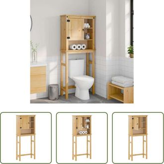 vidaXL vidaXL Kieferholz - Waschmaschinenschrank Corona Massivholz Kiefer