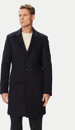 HUGO BOSS Wollmantel H-Hyde-264 50571557 Dunkelblau Slim Fit