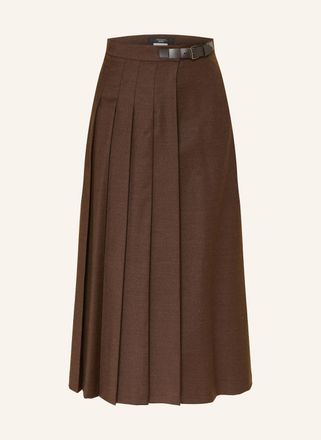Max Mara Weekend Max Mara Faltenrock Fastoso braun