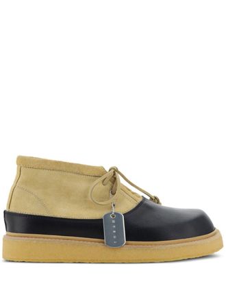 Marni bottines à étiquette logo - Tons neutres