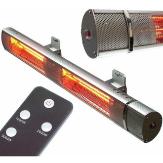 Apex Heizstrahler 3000W Infrarotstrahler 56179 Wandstrahler Terrassenstrahler Funk