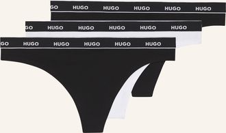 HUGO BOSS Hugo 3er-Pack String schwarz