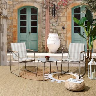 The Home Deco Factory Salon De Jardin - Home Deco Factory - Namur - 2pcs - Beige
