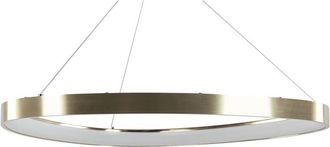 Beliani Beliani - Lampe Suspendue avec led Intégrée Forme Ronde en Métal Doré Kraburi