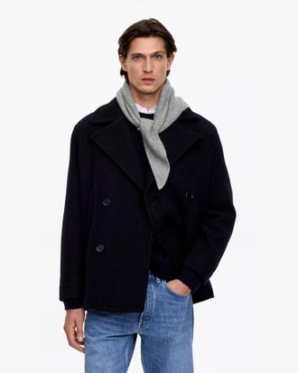 Arket Dreieckstuch Aus Kaschmir -Grau