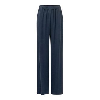 Emporio Armani Femme, Pantalons, Bleu, Taille: 38 FR Pantalon Long