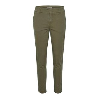 Part Two Schmal geschnittene- kn&ouml;chellange Hose - - Trousers - Damen - Mehrfarbig - L