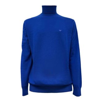 Emporio Armani Blaues Rollkragen 8N1Myz1M4Cz - - Knitwear - Herren - Blau - XL