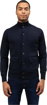 FILIPPO DE LAURENTIIS Homme, Pulls, Bleu, Taille: 2XL Blusotto Bottoni