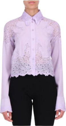 Ermanno Scervino Femme, Blouses et Chemises, Violet, Taille: 38 FR Ermanno Scervino Chemises