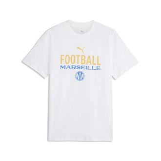 Puma Olympique de Marseille ftblCulture T-Shirt Herren, Accessoires, Wei&szlig;, 3XL