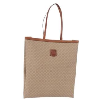Celine Pre-owned Vintage Macadam Canvas Tote - - Pre-owned - Damen - Braun - ONE SIZE