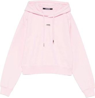 Jacquemus Femme, Sweatshirts et sweats &agrave; capuche, Rose, Taille: 40 FR Gros Grain Sweat &agrave; capuche