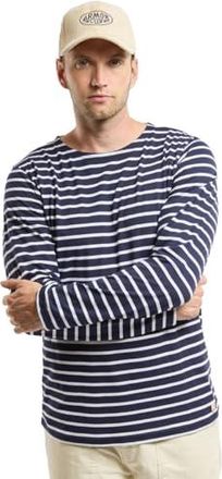 Armor Lux Marini&egrave;re &agrave; col Bateau en Coton l&eacute;ger PLOZ&Eacute;VET