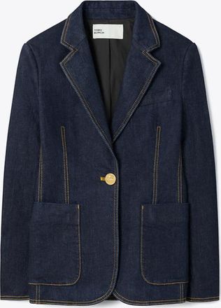 Tory Burch Damen Denimblazer in Blau