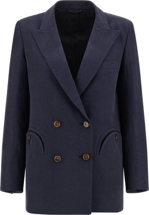 Blaz&eacute; Milano Femme, Manteaux, Bleu, Taille: 34 FR Savannah Everyday Blazer