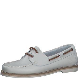 Tamaris Damen Moccassins Leder; Offwhite Leather/weiß; 41 EU