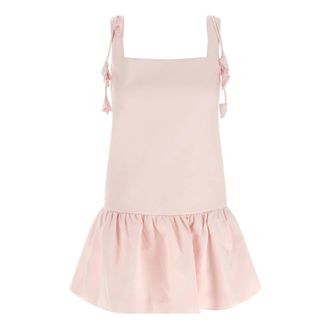 Self Portrait Pinkes T&uuml;llkleid mit Blumen - - Dresses - Damen - Rosa - M