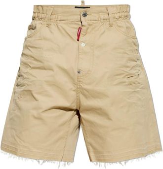 Dsquared2 Homme, Shorts, Beige, Taille: M Shorts &agrave; bords francs
