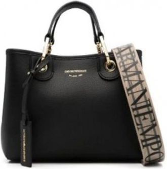 Emporio Armani Femme, Sacs, Noir, Taille: ONE Size Shopping Bag MyEA