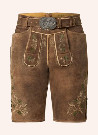 HIRSCHER Hirscher Trachten-Lederhose Miesbach braun