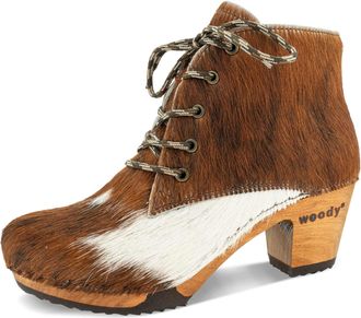 Woody Damen Betty Ankle Boots, Fell Natur, 36 EU